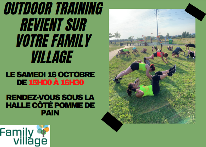 Outdoor Training revient sur le Family Village : centre commercial ...